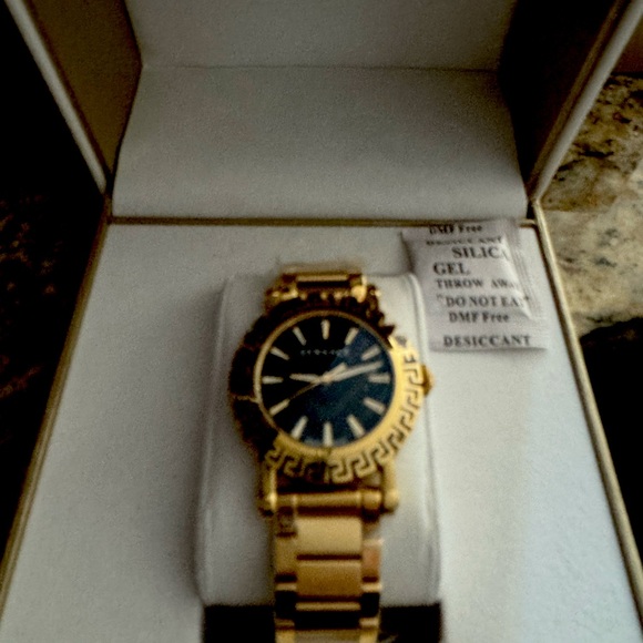 Versace | Accessories | Brand New Versace Greca Glam 4 Mmcertificate ...